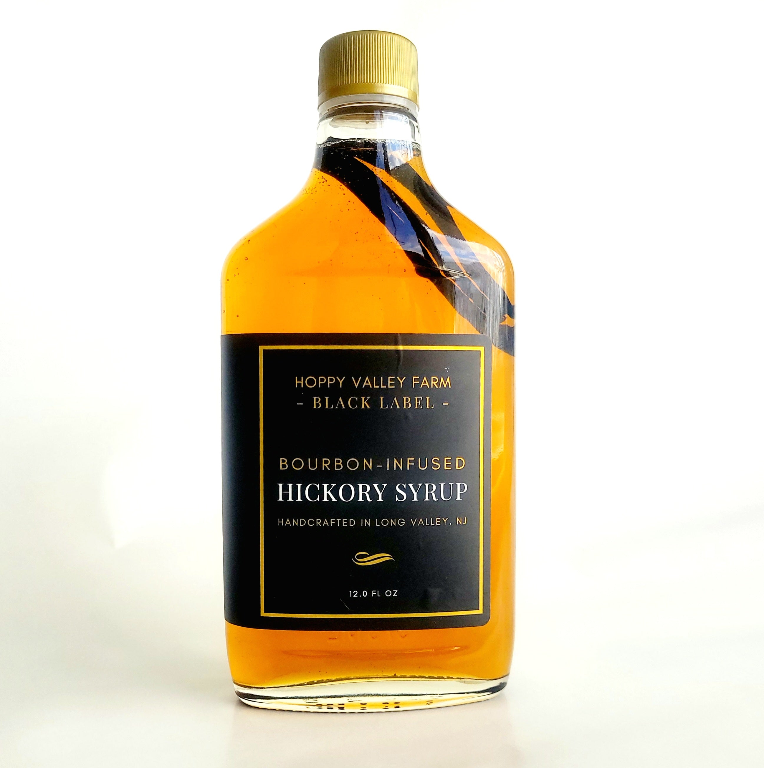 Black Label Bourbon-infused Syrup (12 oz) – Hoppy Valley Farm